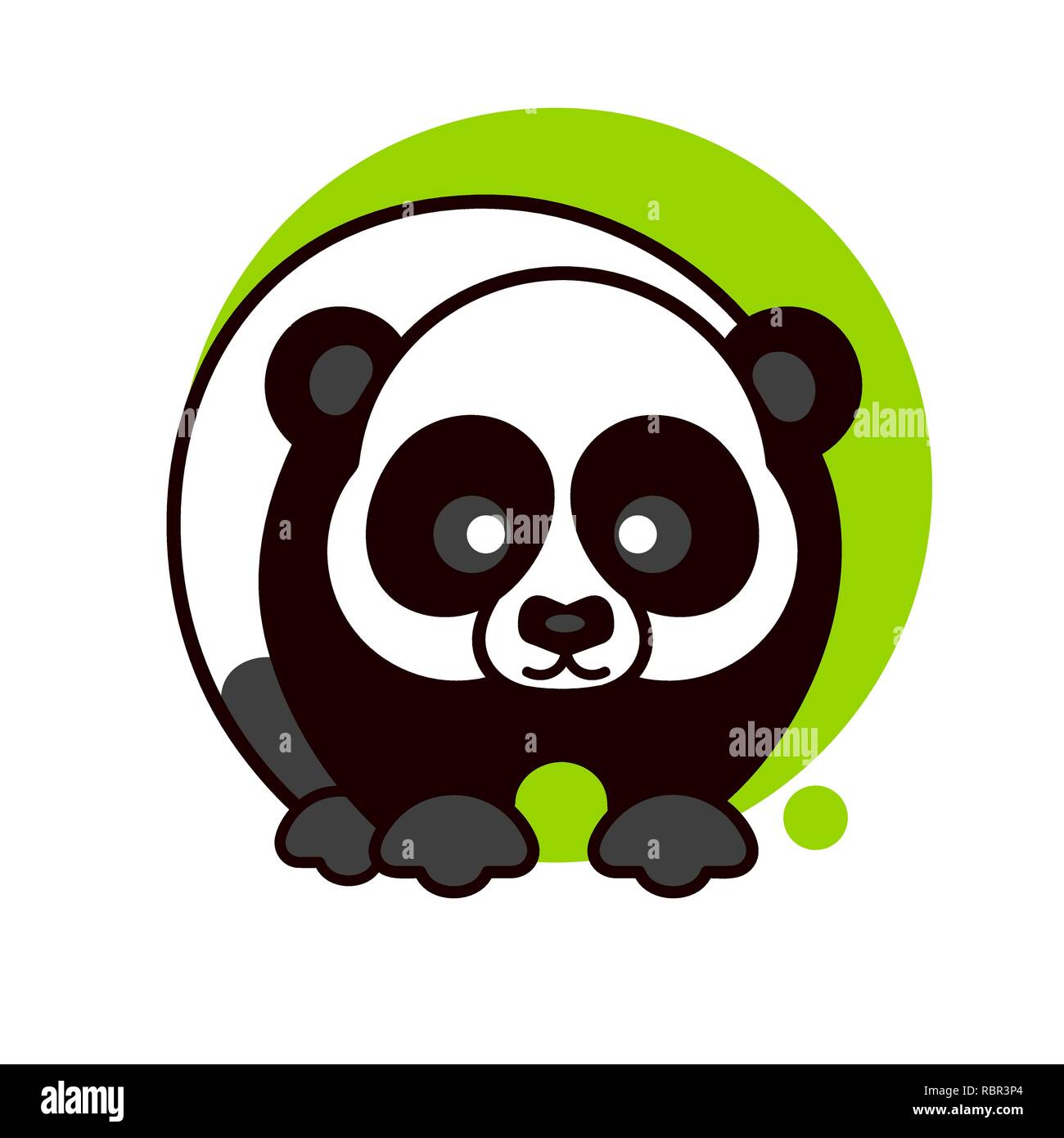 Panda icon for graphic design. Vector illustration Stock Vector Image ...