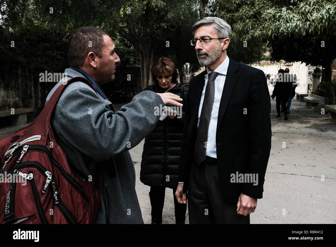 The Consul General of France in Jerusalem, PIERRE COCHARD, visits the ...