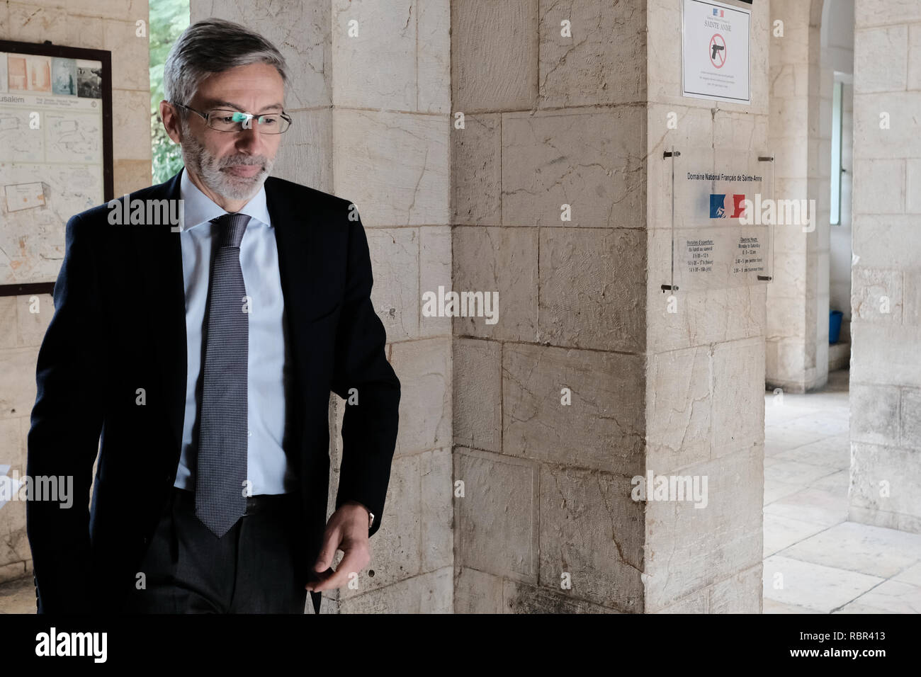 The Consul General of France in Jerusalem, PIERRE COCHARD, visits the ...