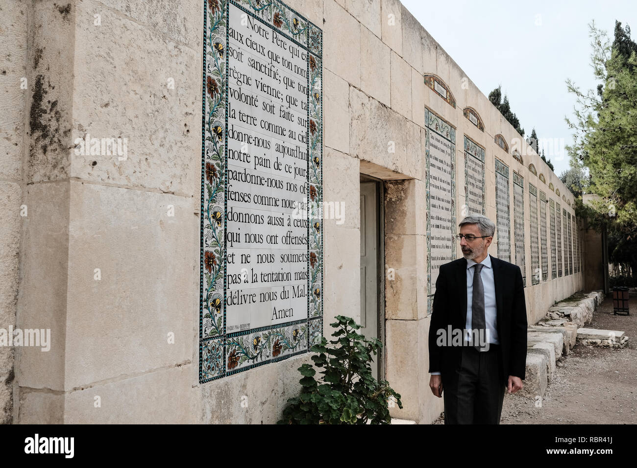 The Consul General of France in Jerusalem, PIERRE COCHARD, visits the ...