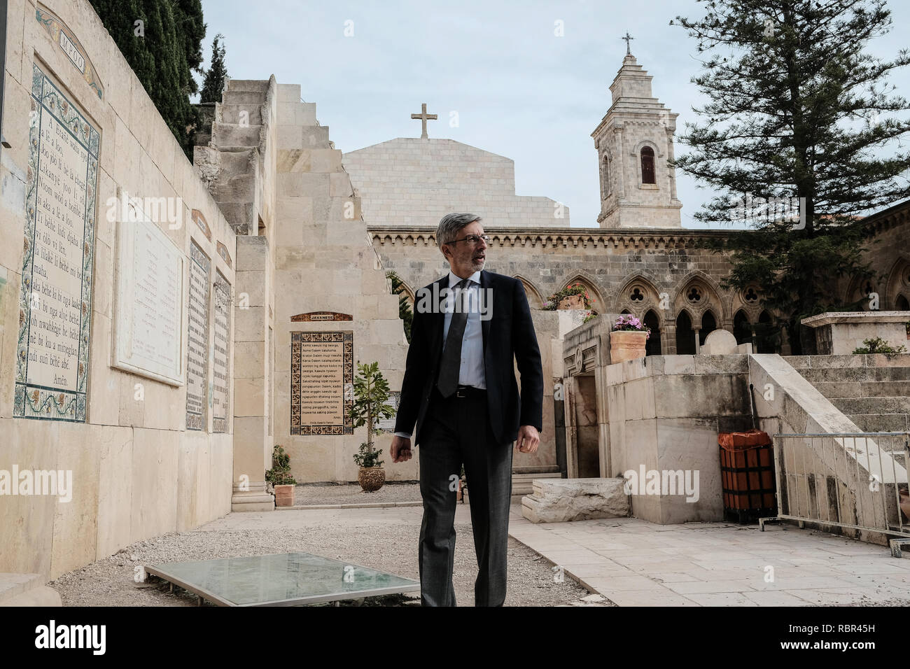 The Consul General of France in Jerusalem, PIERRE COCHARD, visits the ...