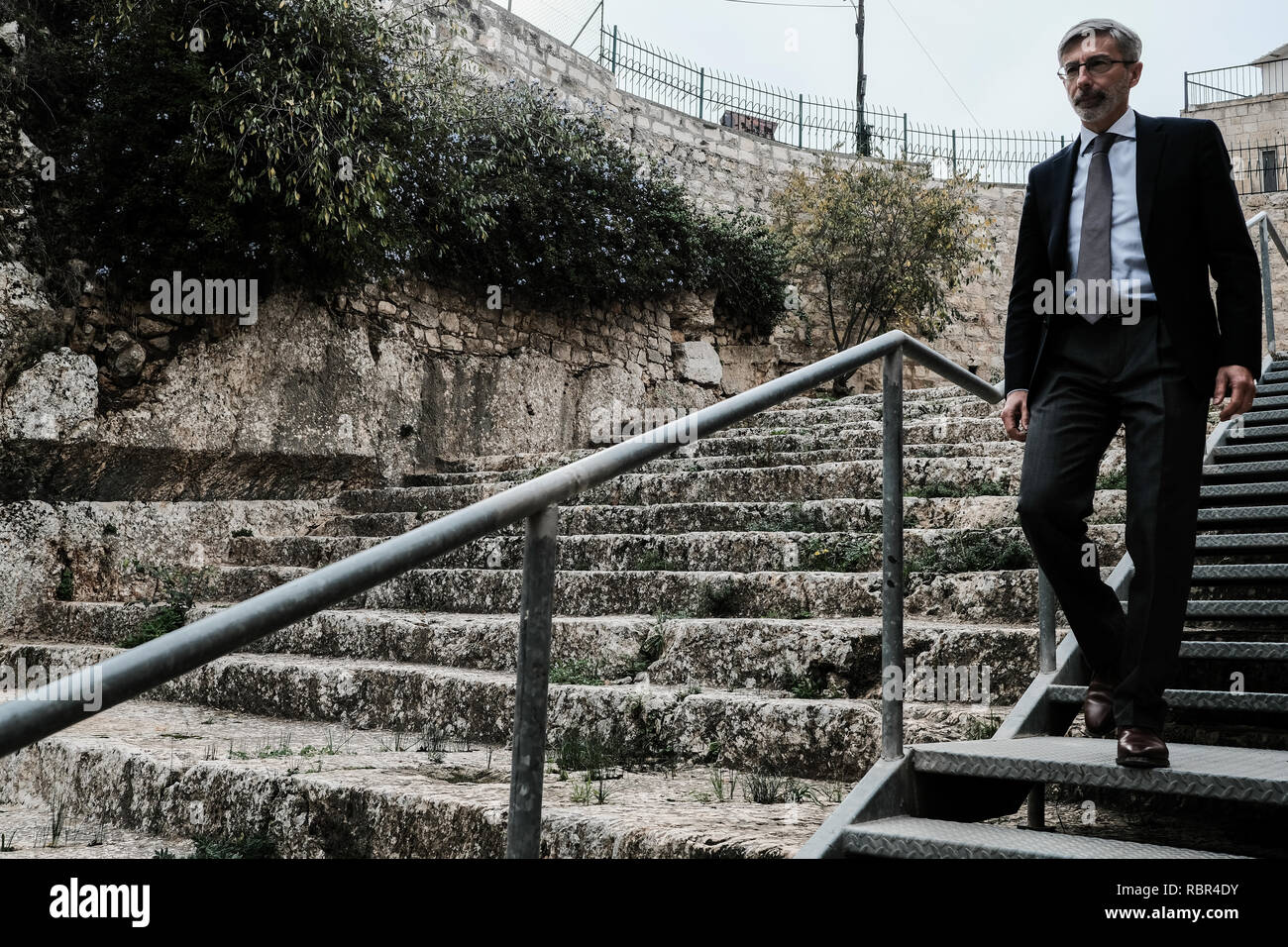 The Consul General of France in Jerusalem, PIERRE COCHARD, visits the ...