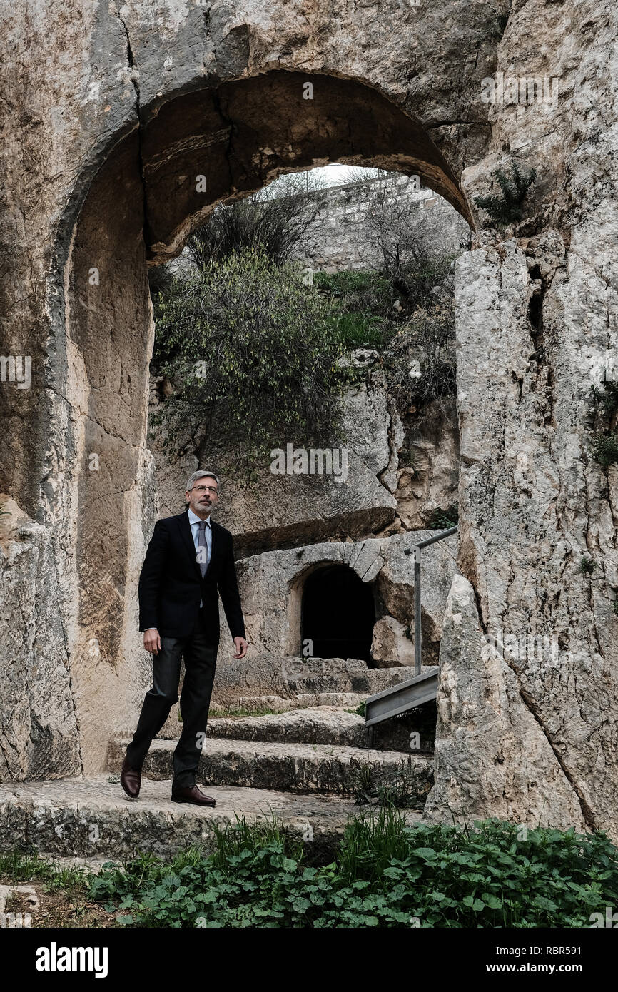 The Consul General of France in Jerusalem, PIERRE COCHARD, visits the ...
