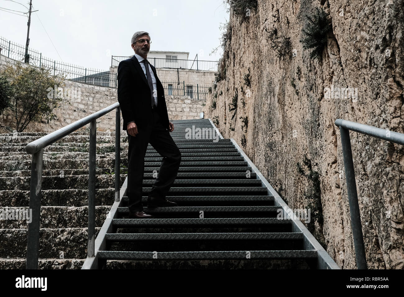 The Consul General of France in Jerusalem, PIERRE COCHARD, visits the ...
