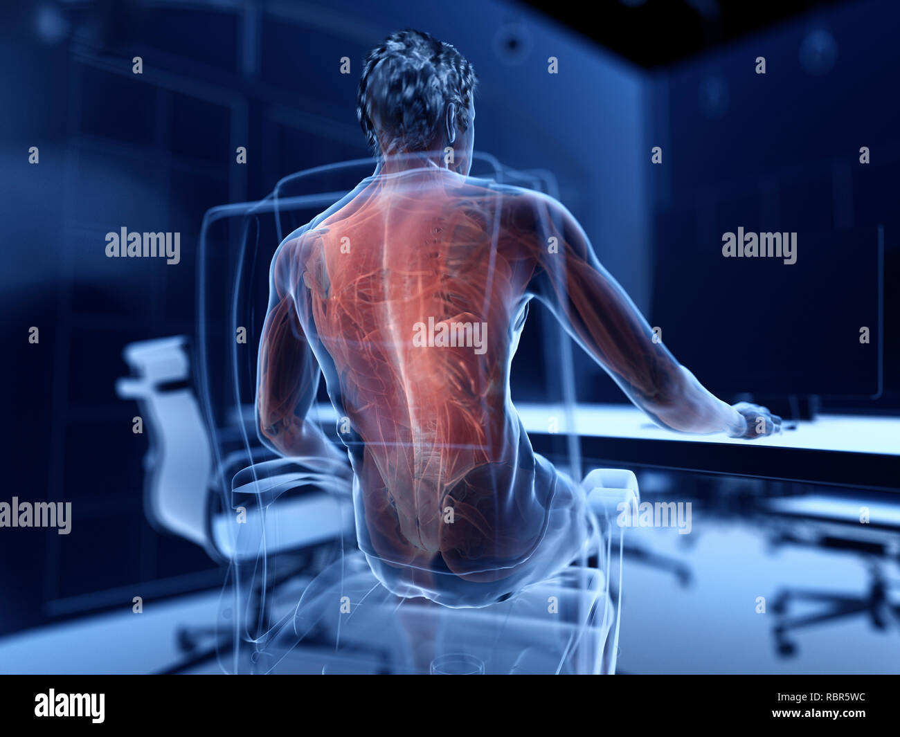 3d male anatomical position hi-res stock photography and images - Alamy