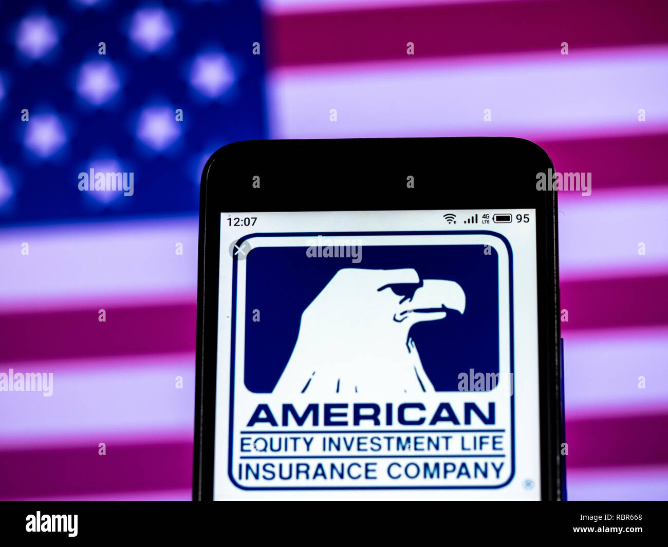 American Equity Investment Life Insurance Company logo seen displayed ...