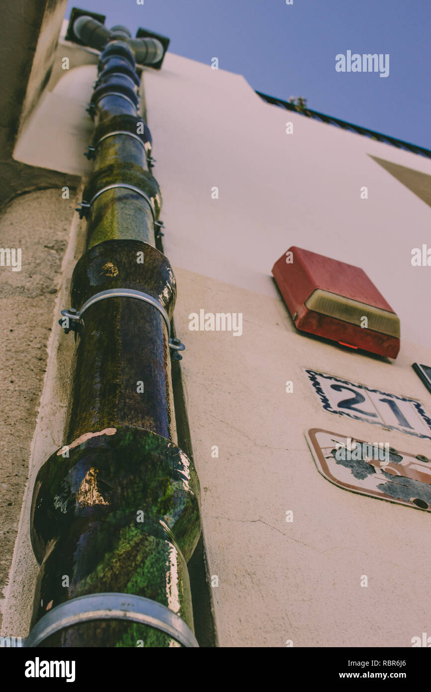 Downspout Pipe High Resolution Stock Photography and Images - Alamy