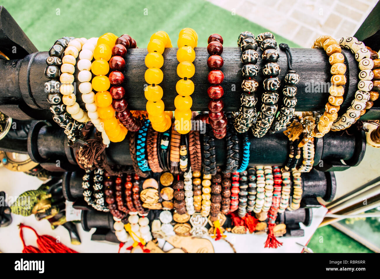 Red bracelet spain hi-res stock photography and images - Alamy