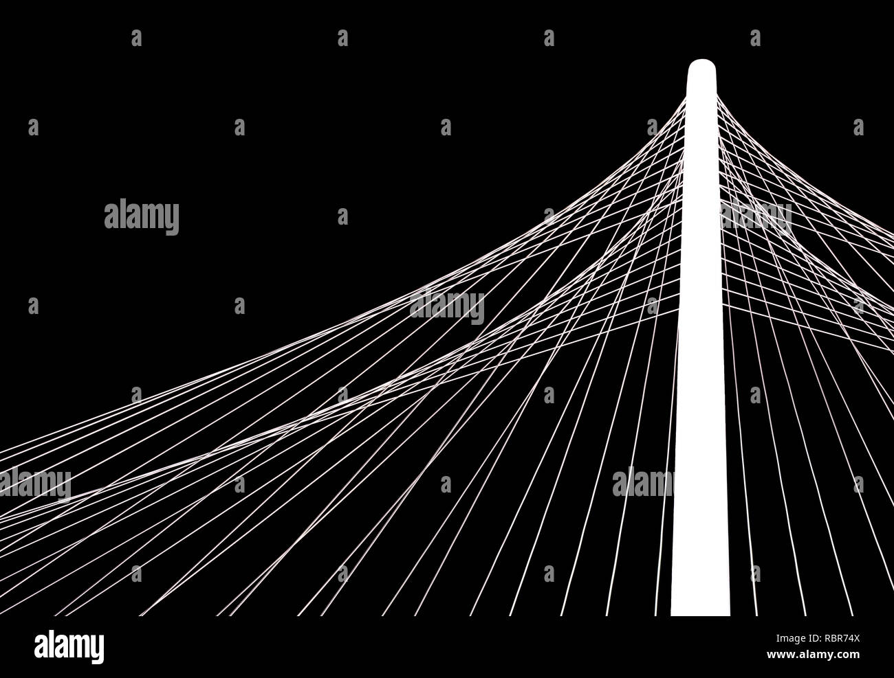 An abstract image of the geometric shapes and patterns formed by the ...