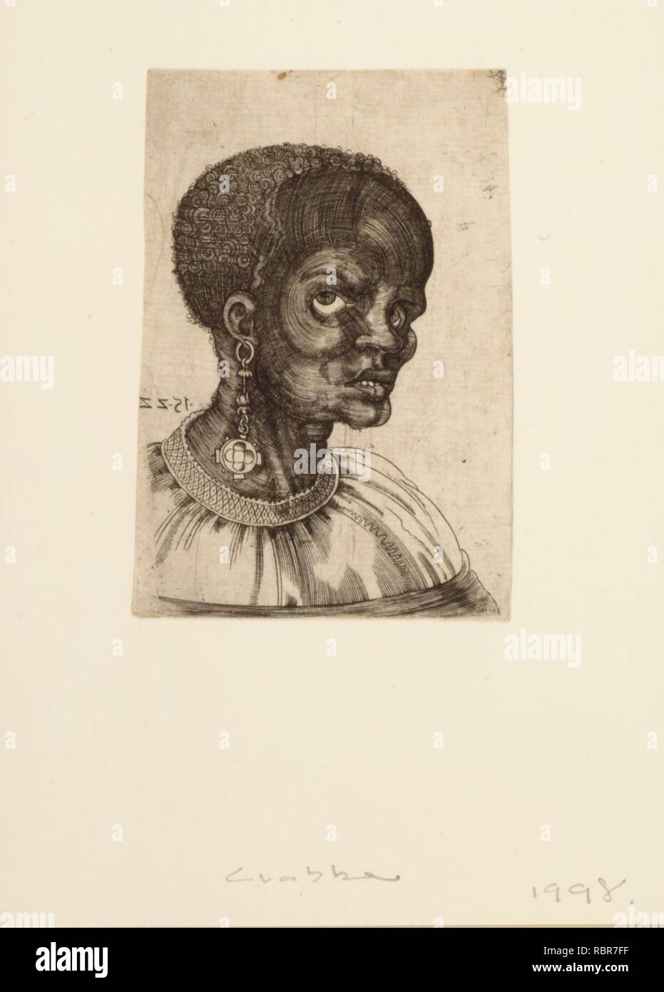 336982 A Black Man in Three-quarter Profile Stock Photo - Alamy