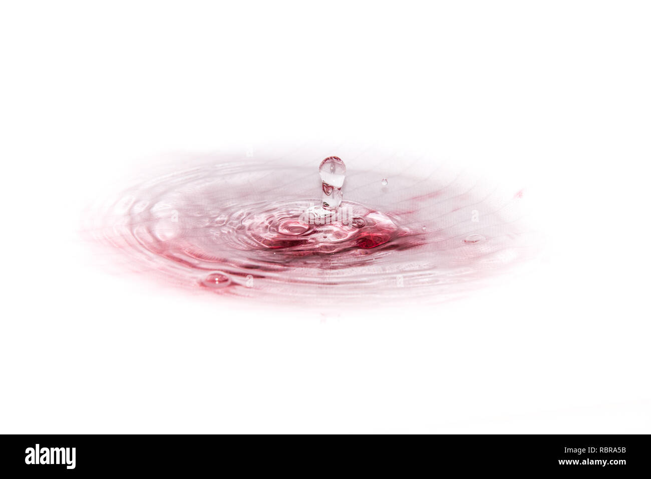 Water droplets horizontal Cut Out Stock Images & Pictures - Alamy