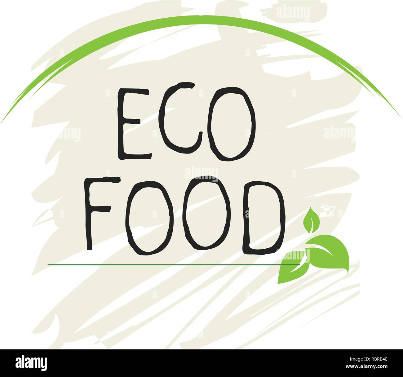 Eco food label and high quality product badges. Bio healthy organic ...