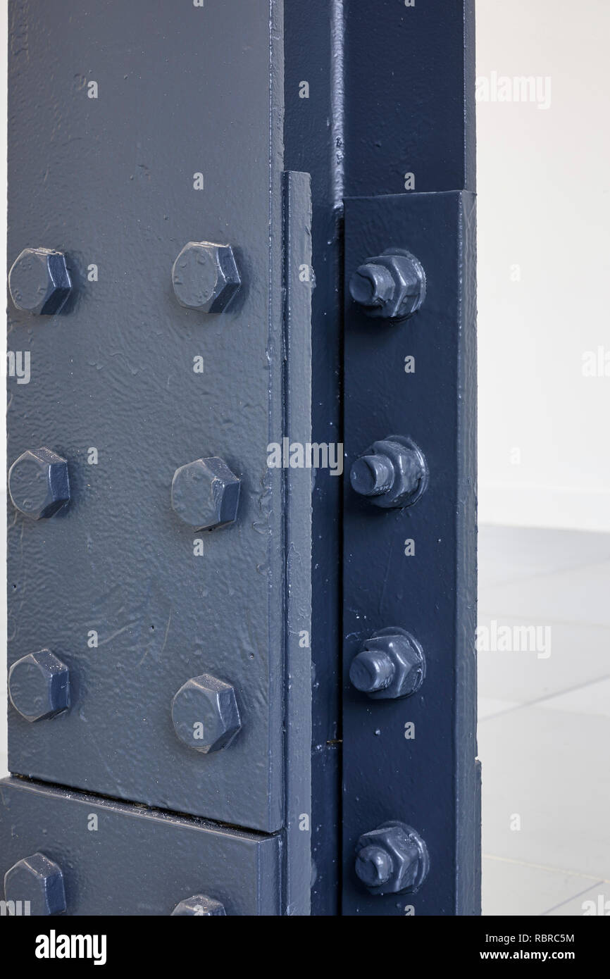 Steel beam detail. 8 Bloomsbury, London, United Kingdom. Architect ...