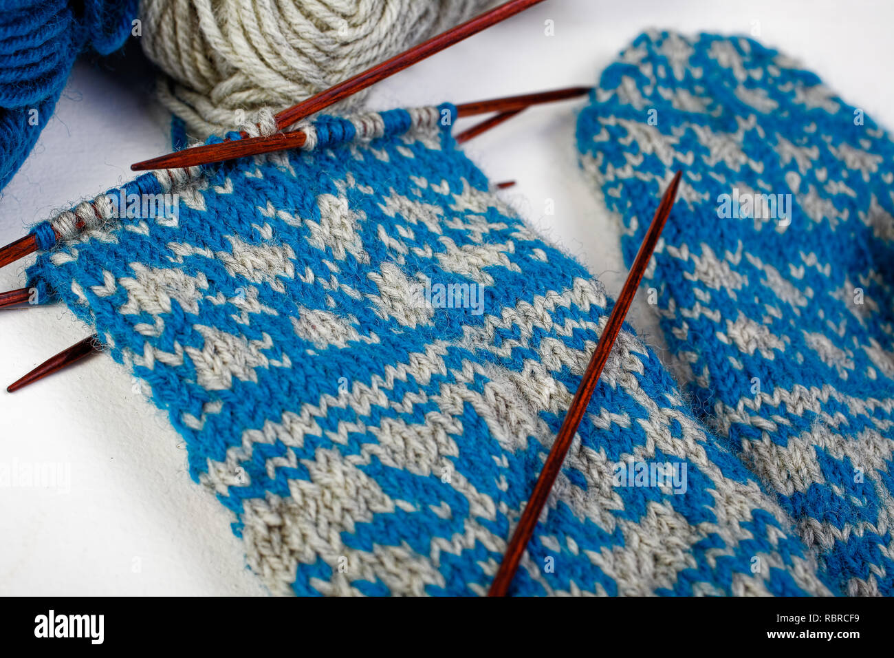 Scandinavian knitting pattern hi-res stock photography and images - Alamy