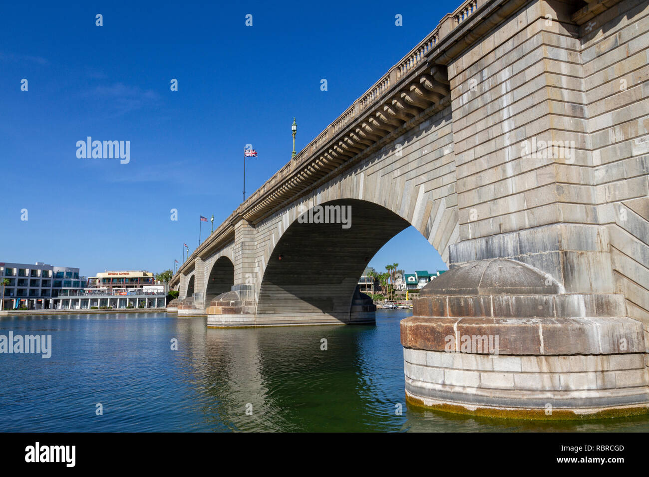 London Bridge in Lake Havasu City, western Arizona, United States Stock ...