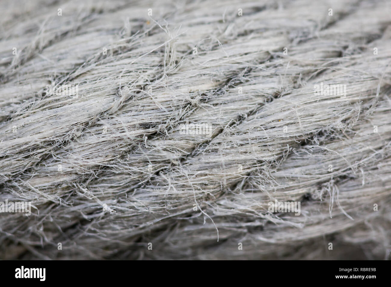 Close up of strong grey twisted rope texture Stock Photo - Alamy