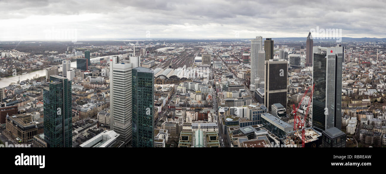 View from the roof (observation deck) of the skyscraper Stock Photo - Alamy