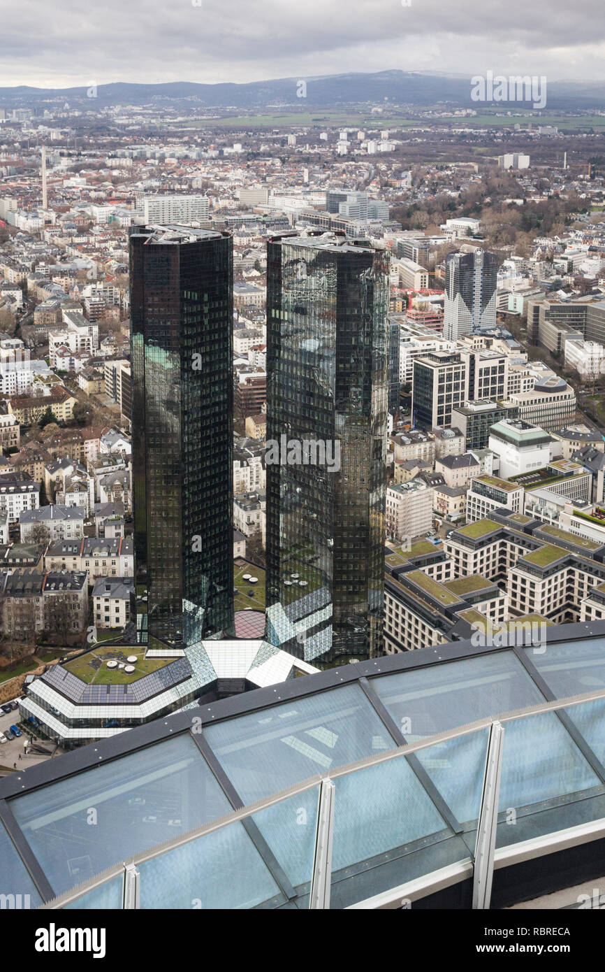 View from the roof of Maintower Stock Photo - Alamy