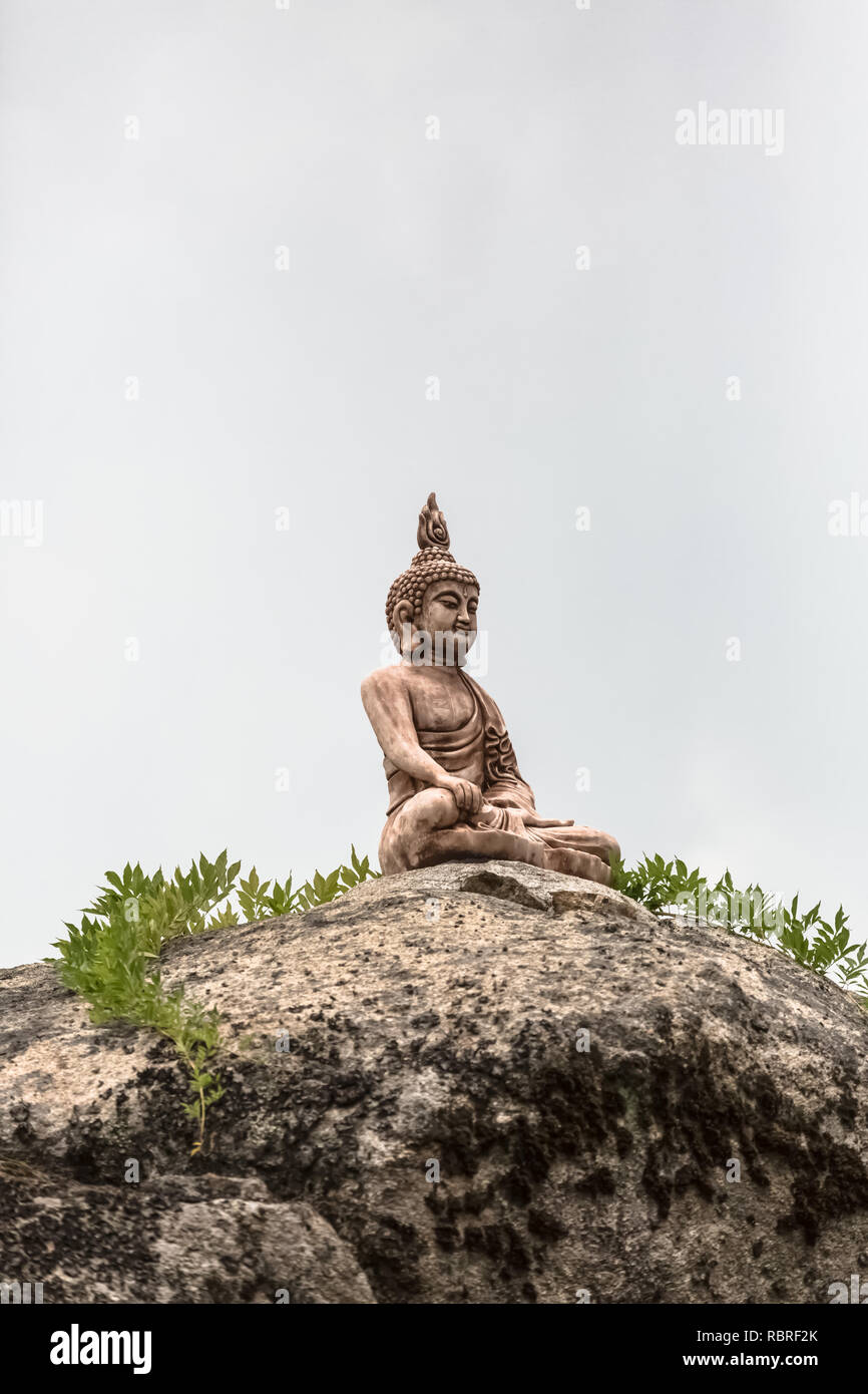 Rock statue monk on hi-res stock photography and images - Alamy