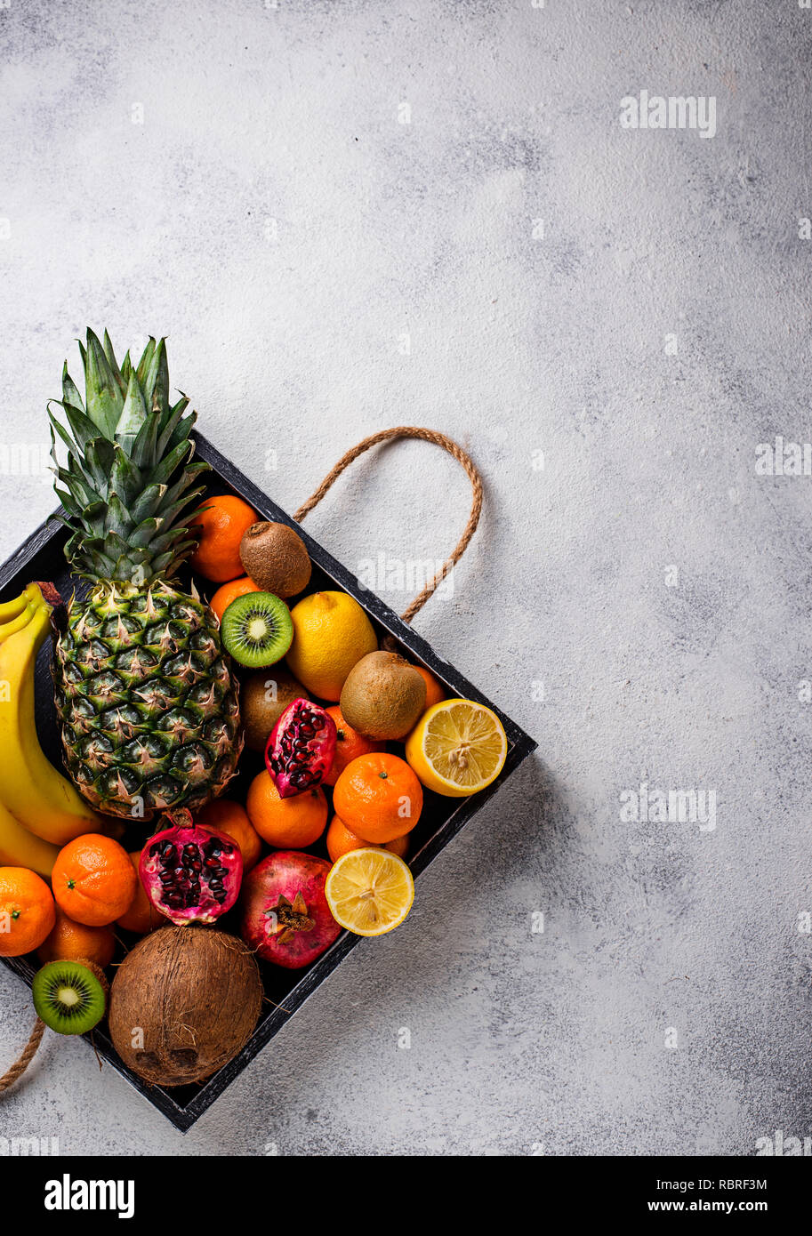 Tropical fruits selection hi-res stock photography and images - Alamy
