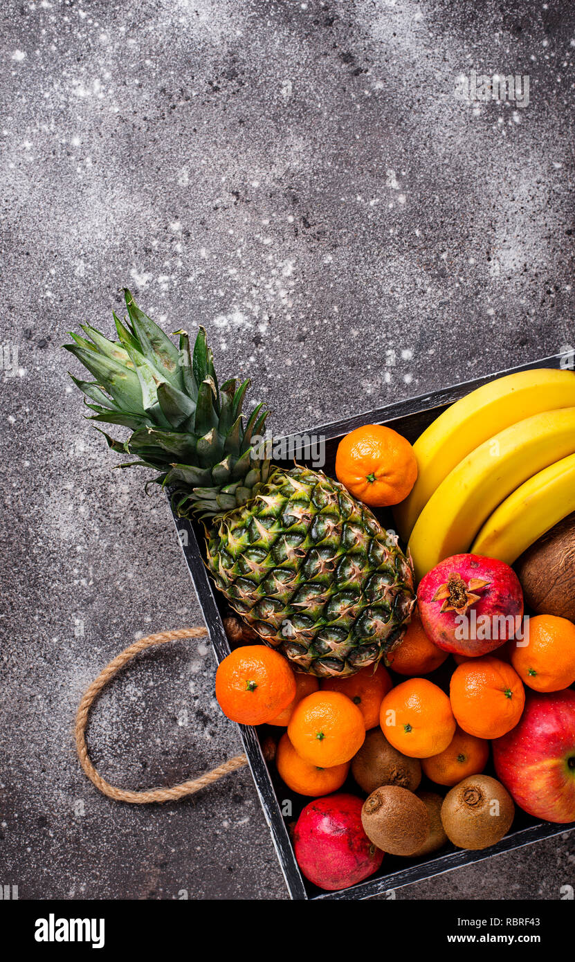Tropical fruits selection hi-res stock photography and images - Alamy
