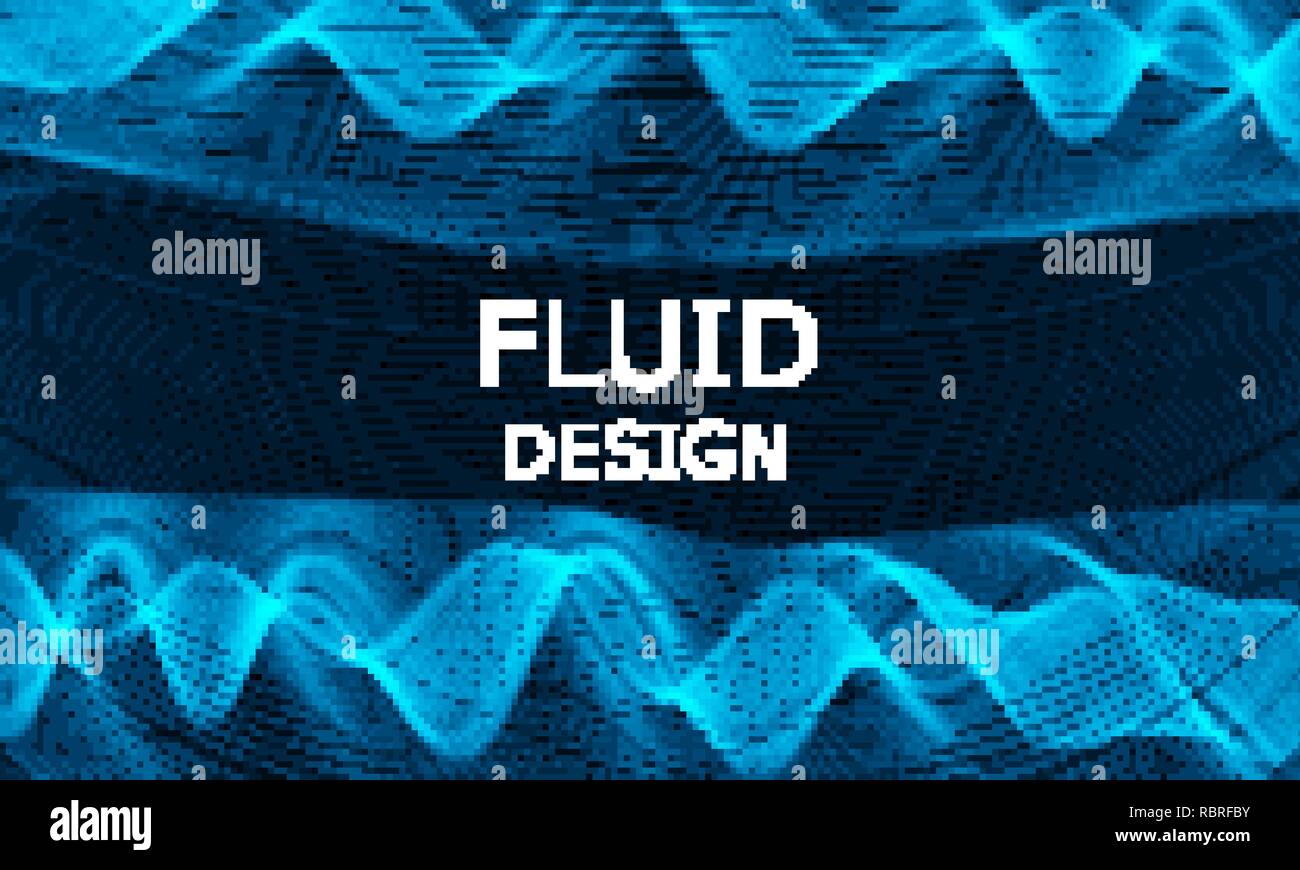 Flow shapes design. Liquid wave background. Abstract 3d flow shape ...