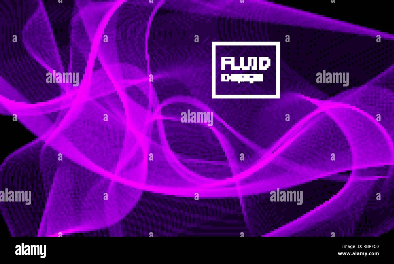 Flow shapes design. Liquid wave background. Abstract 3d flow shape ...