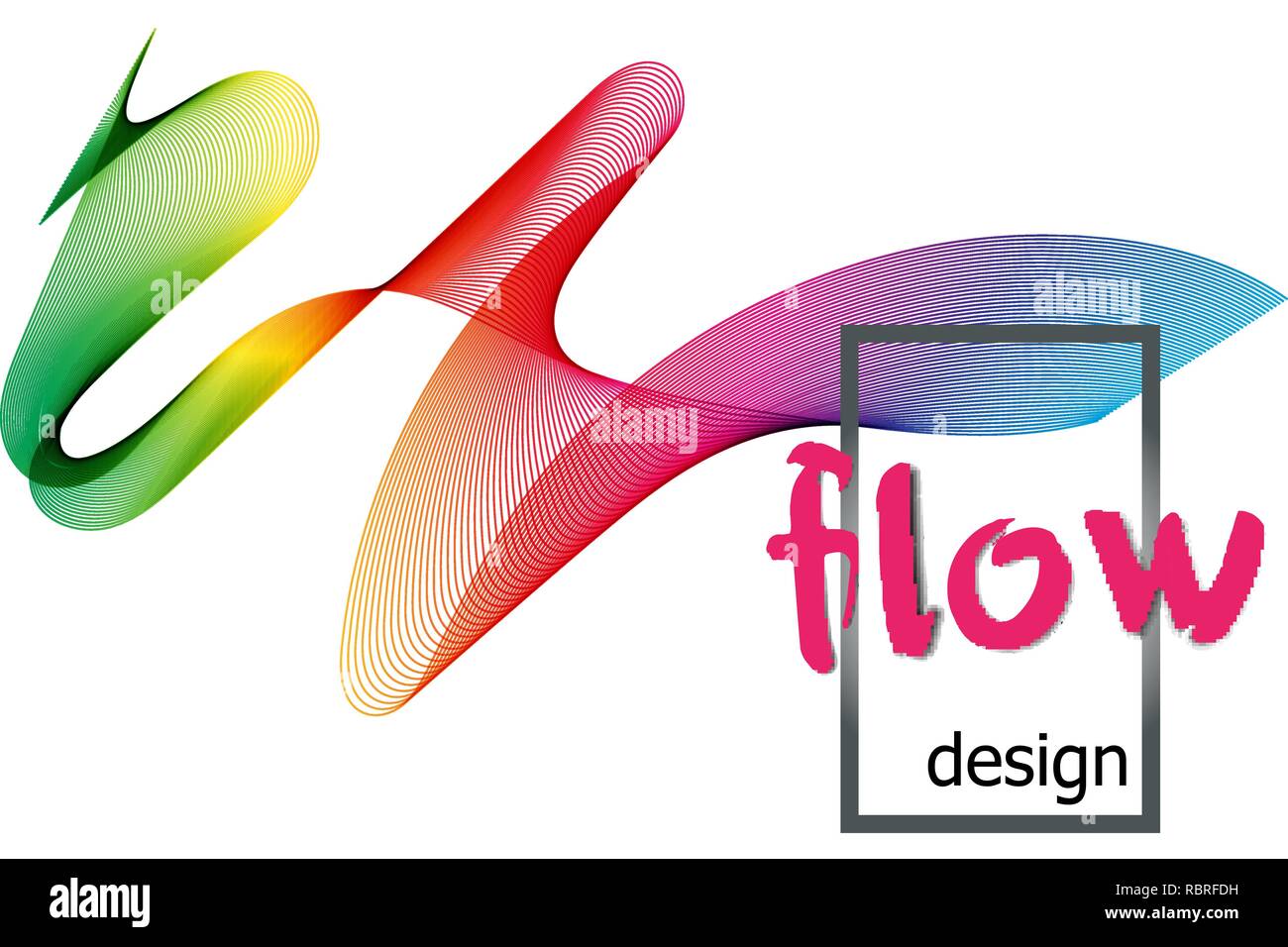 Wave colorful texture on dark background. Flow shapes design. Liquid ...