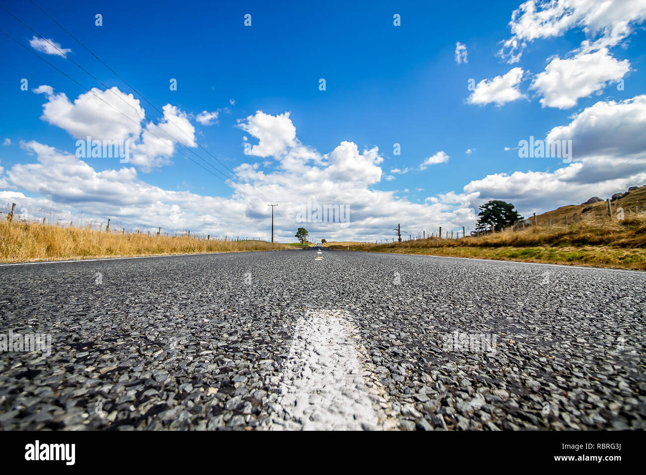 The Long Road Stock Photo - Alamy