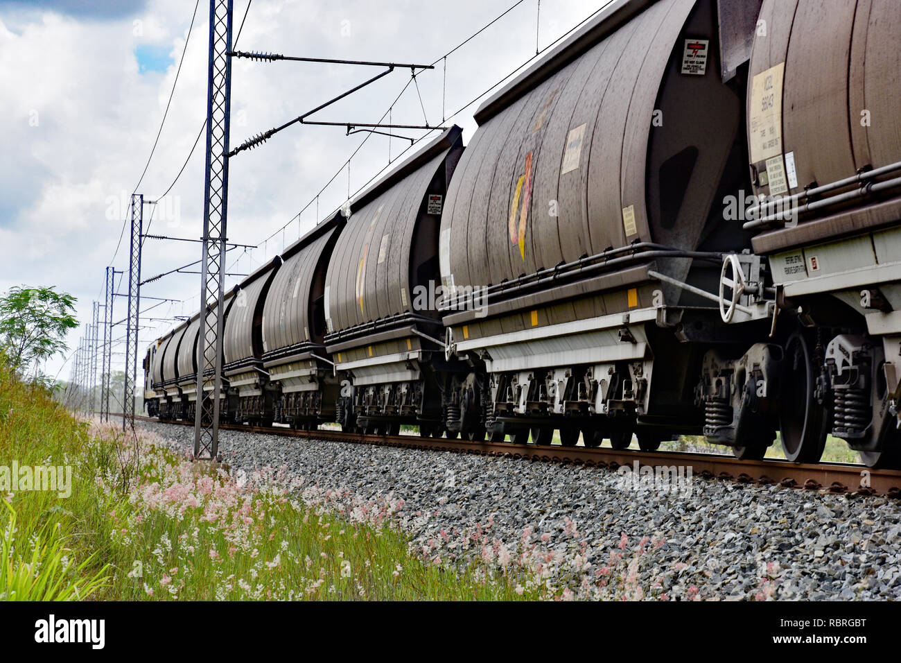 Queensland coal train hi-res stock photography and images - Alamy