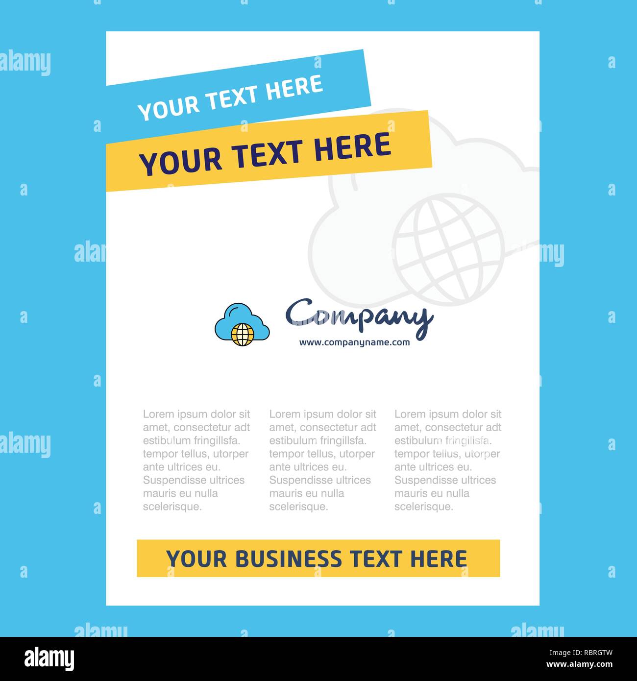 Internet Title Page Design for Company profile ,annual report ...