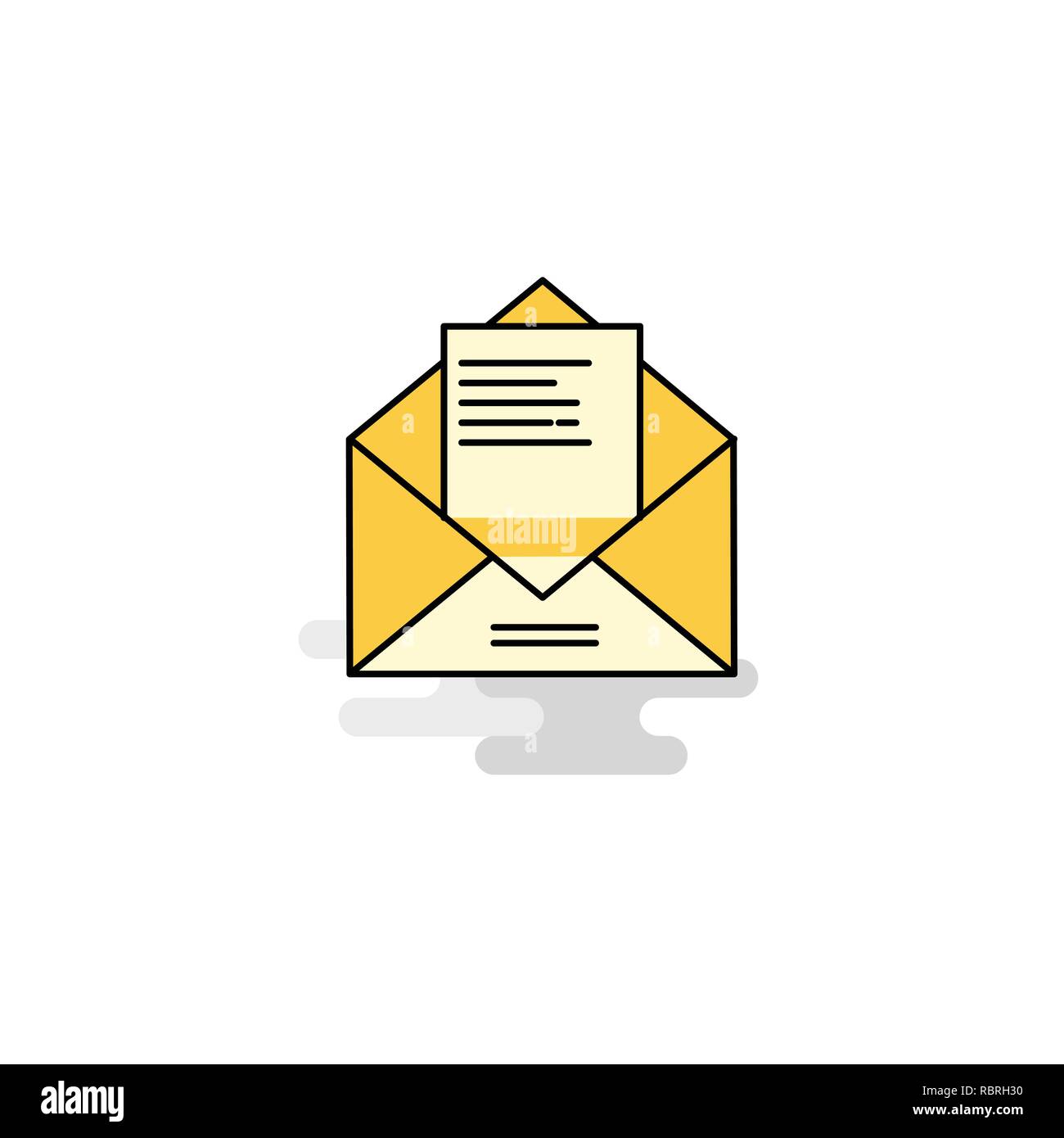 Flat Letter Icon. Vector Stock Vector Image & Art - Alamy Flat Letter Icon. Vector Stock Vector Image & Art - Alamy
