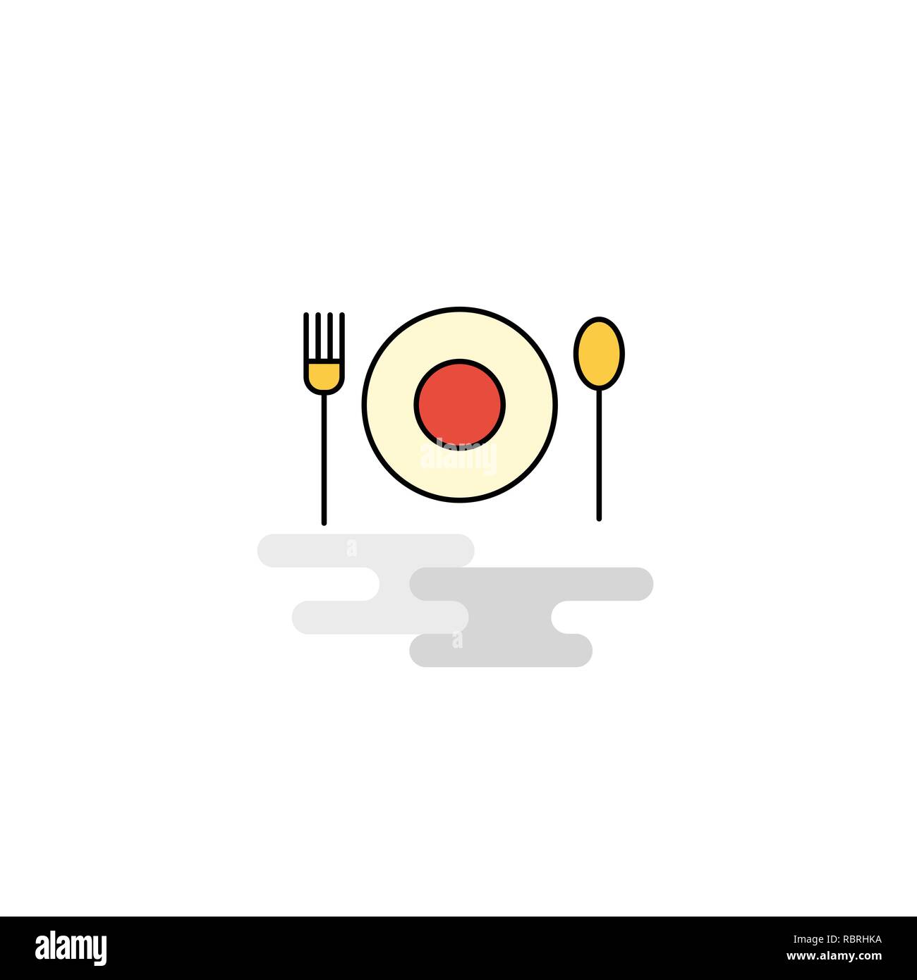 Flat Food Icon. Vector Stock Vector Image & Art - Alamy