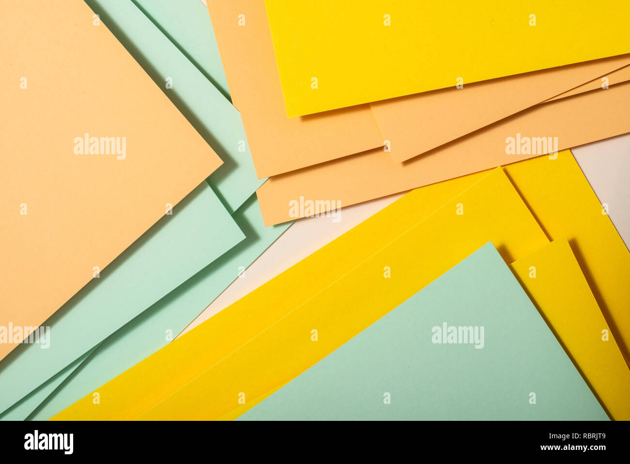 Colorful polygon paper design. Pastel tones geometric shapes background ...