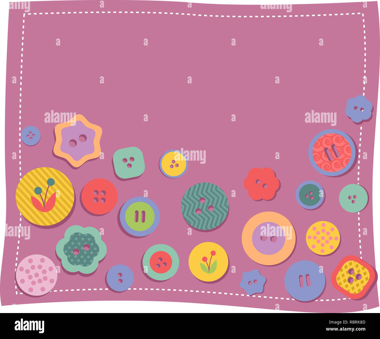 Illustration of Different Colorful Buttons in Different Sizes and ...