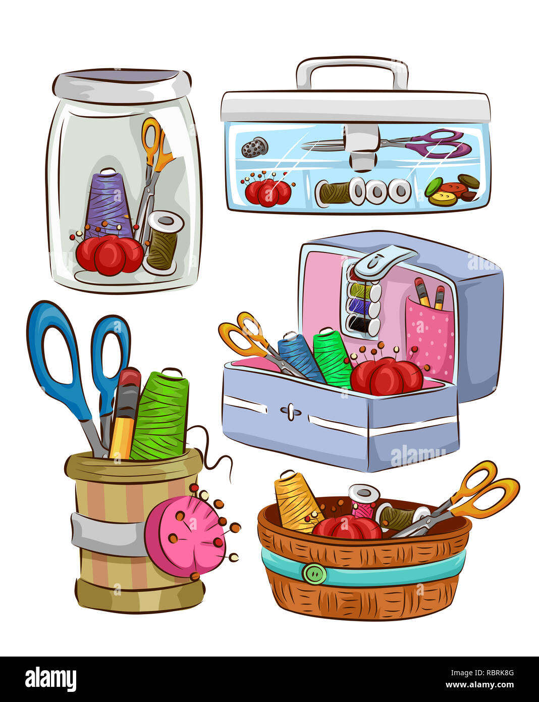 Sewing Kit Clip Art