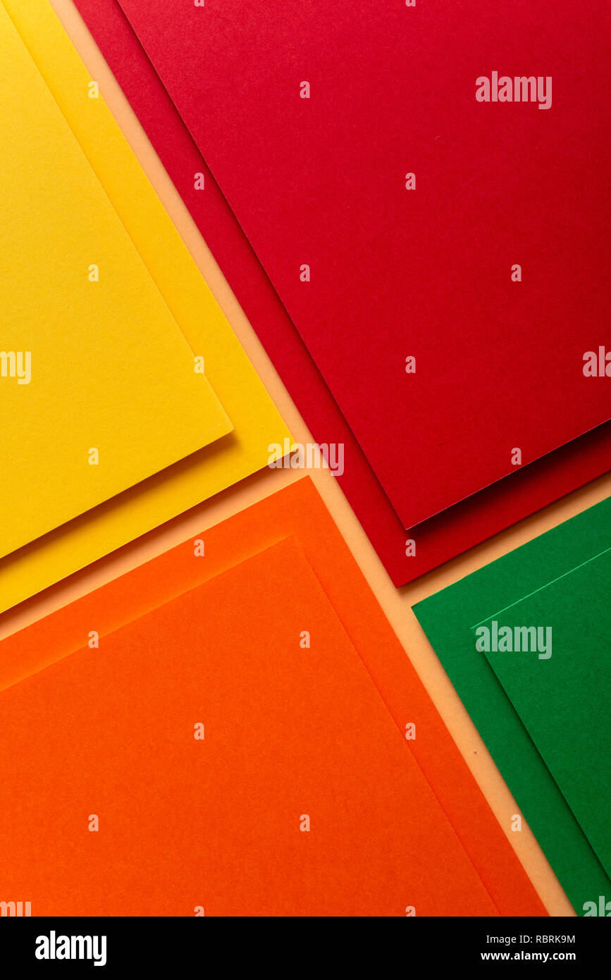 Vibrant design of geometric shapes hi-res stock photography and images ...