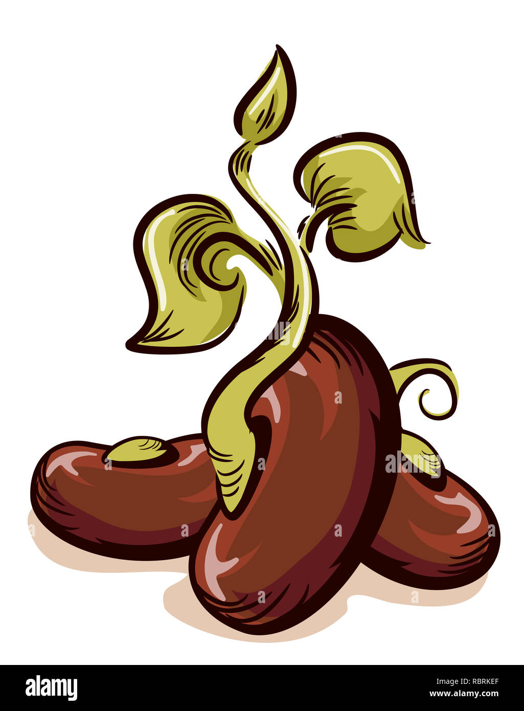 Seed sprouting farm Cut Out Stock Images & Pictures - Alamy