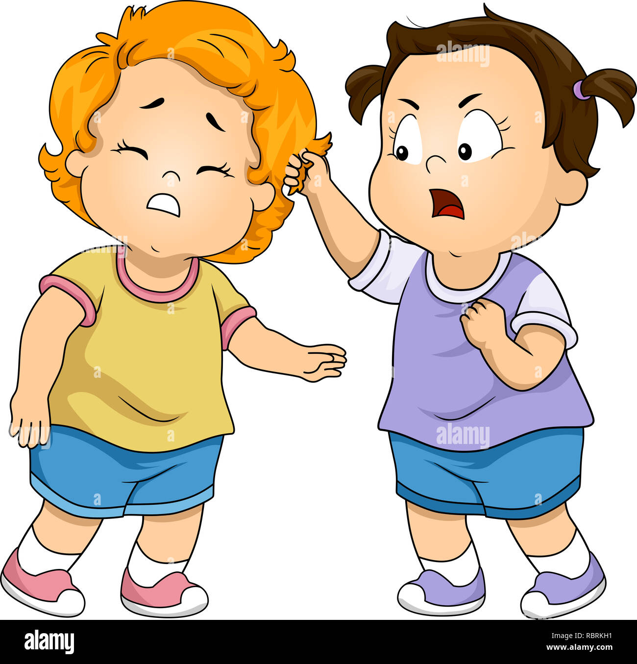 Girls Arguing Clipart