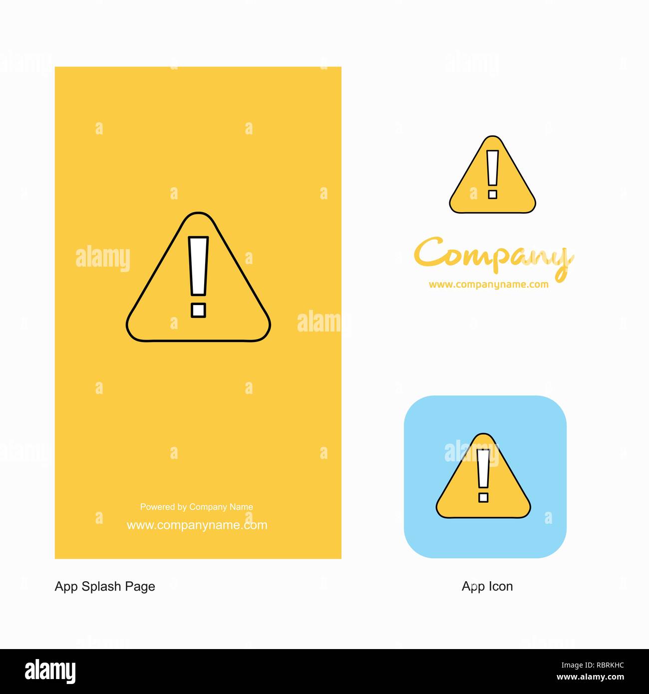 Folder Company Logo App Icon and Splash Page Design. Creative Business ...