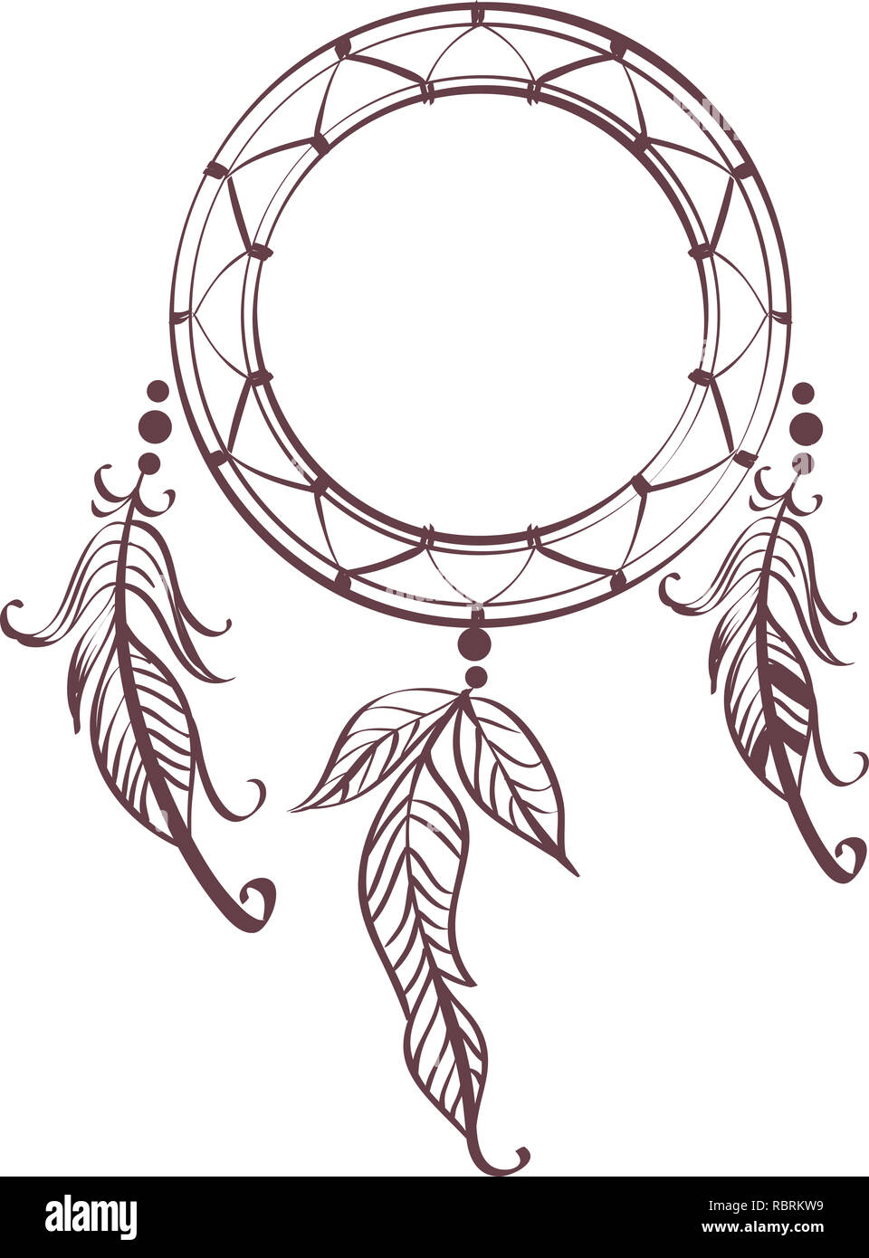 Boho Dream Catcher Drawings