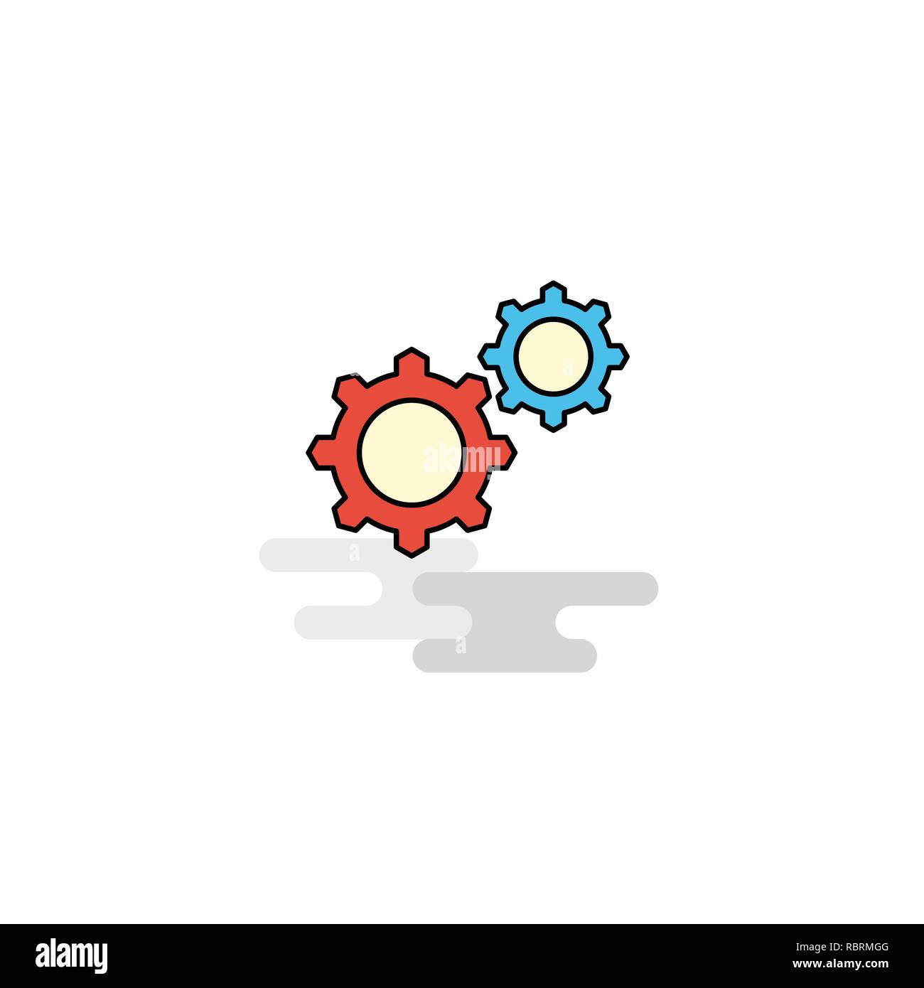 Flat Gear setting Icon. Vector Stock Vector Image & Art - Alamy Flat Gear setting Icon. Vector Stock Vector Image & Art - Alamy
