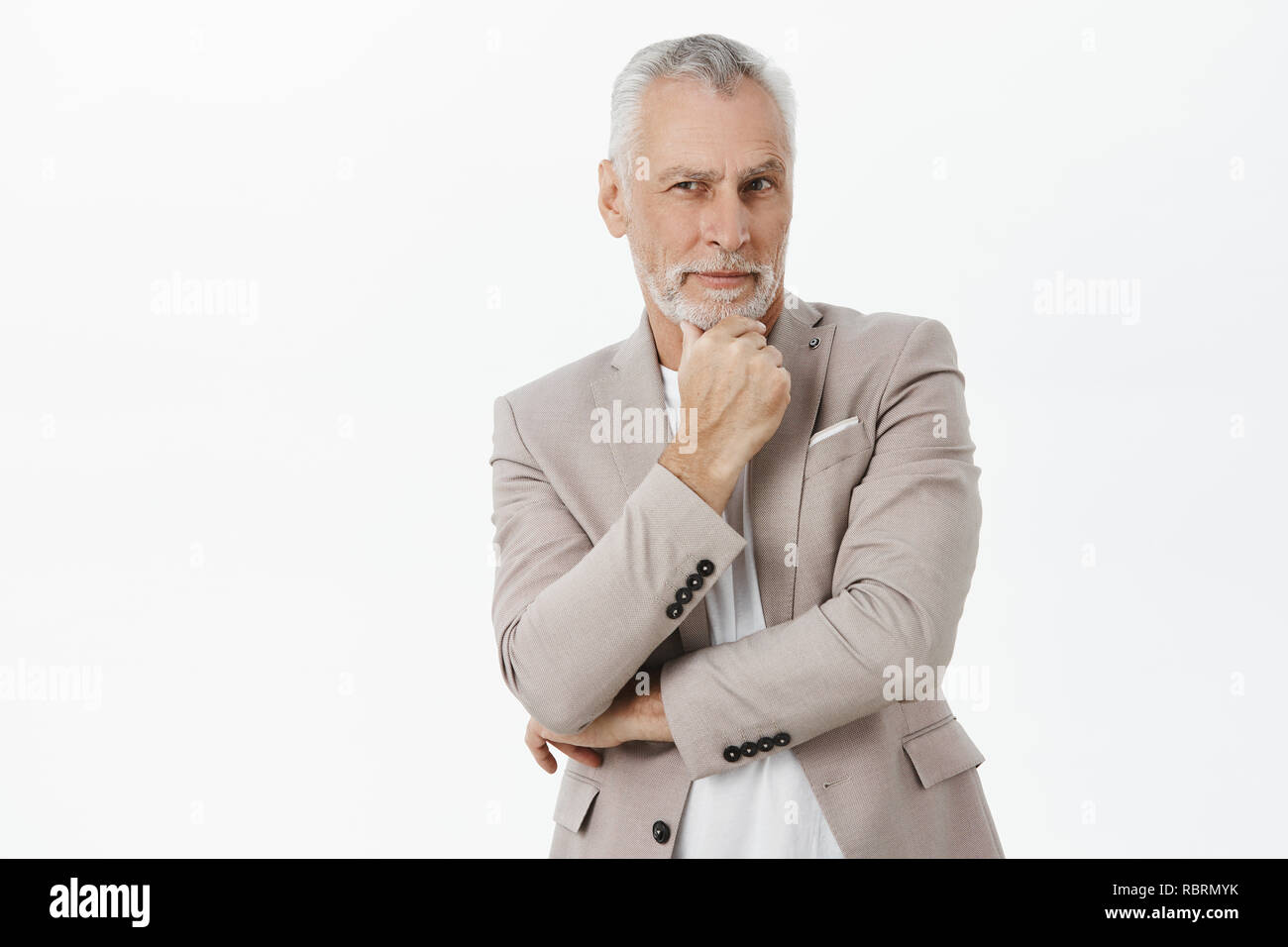 Charismatic flirty old man smiling hi-res stock photography and images ...