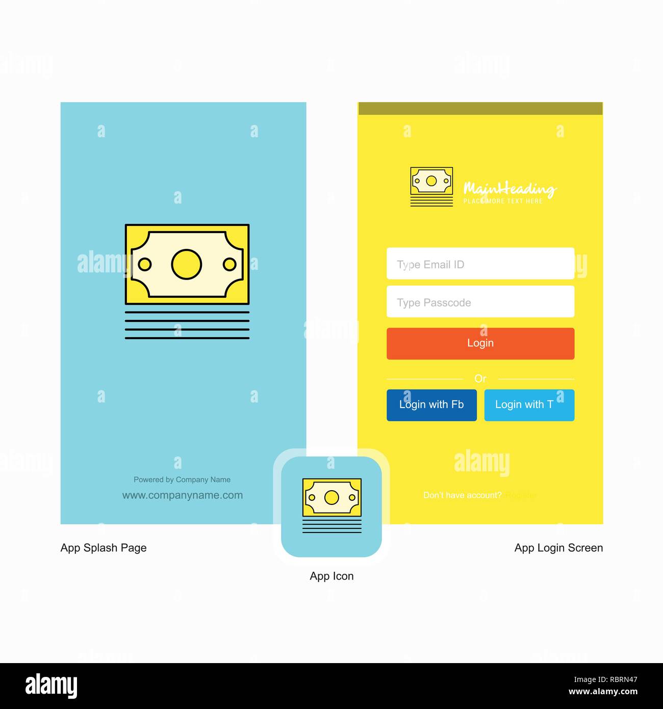 Banking login page Cut Out Stock Images & Pictures - Alamy