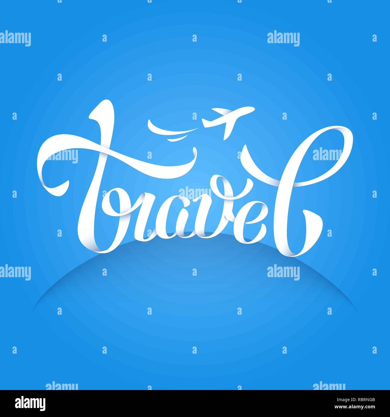 Travel hand lettering Stock Vector Image & Art - Alamy