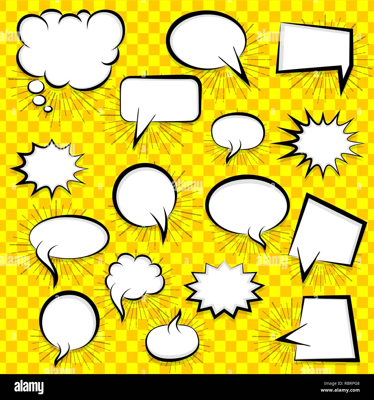Cartoon bubble blank' hi-res stock photography and images - Alamy