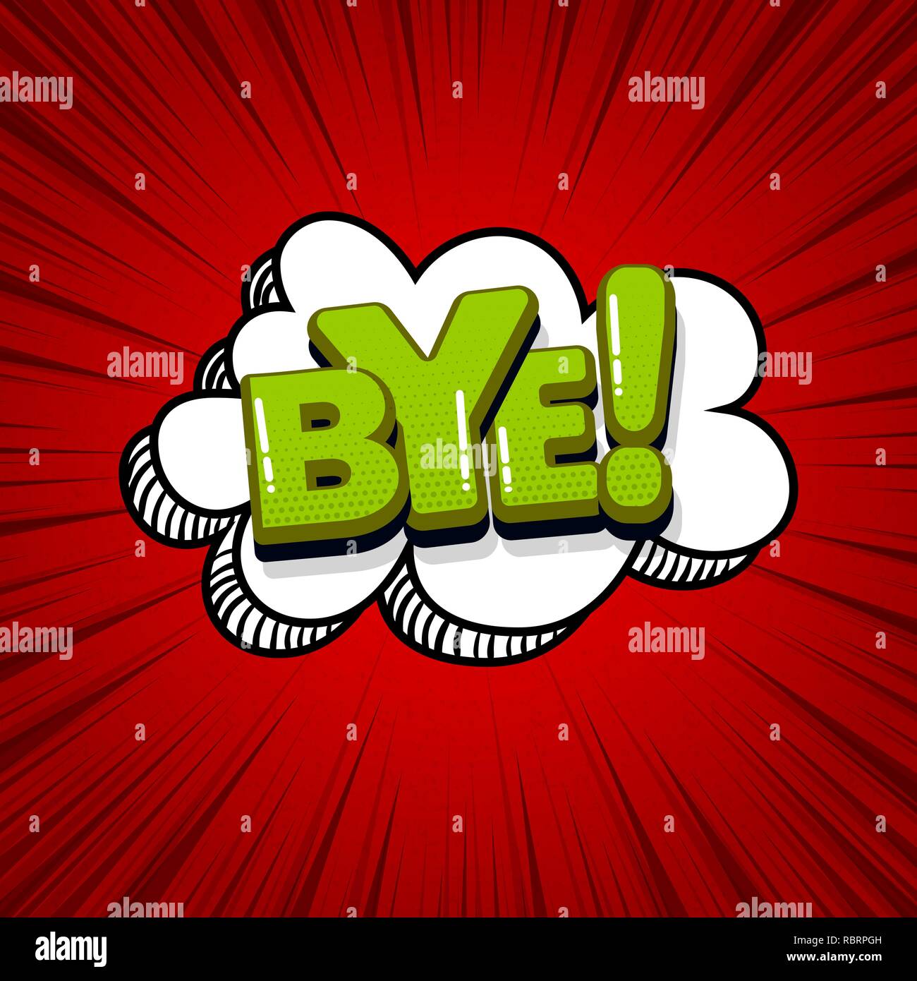 Goodbye bye comic bubble text Stock Vector Images - Alamy Goodbye bye comic bubble text Stock Vector Images - Alamy