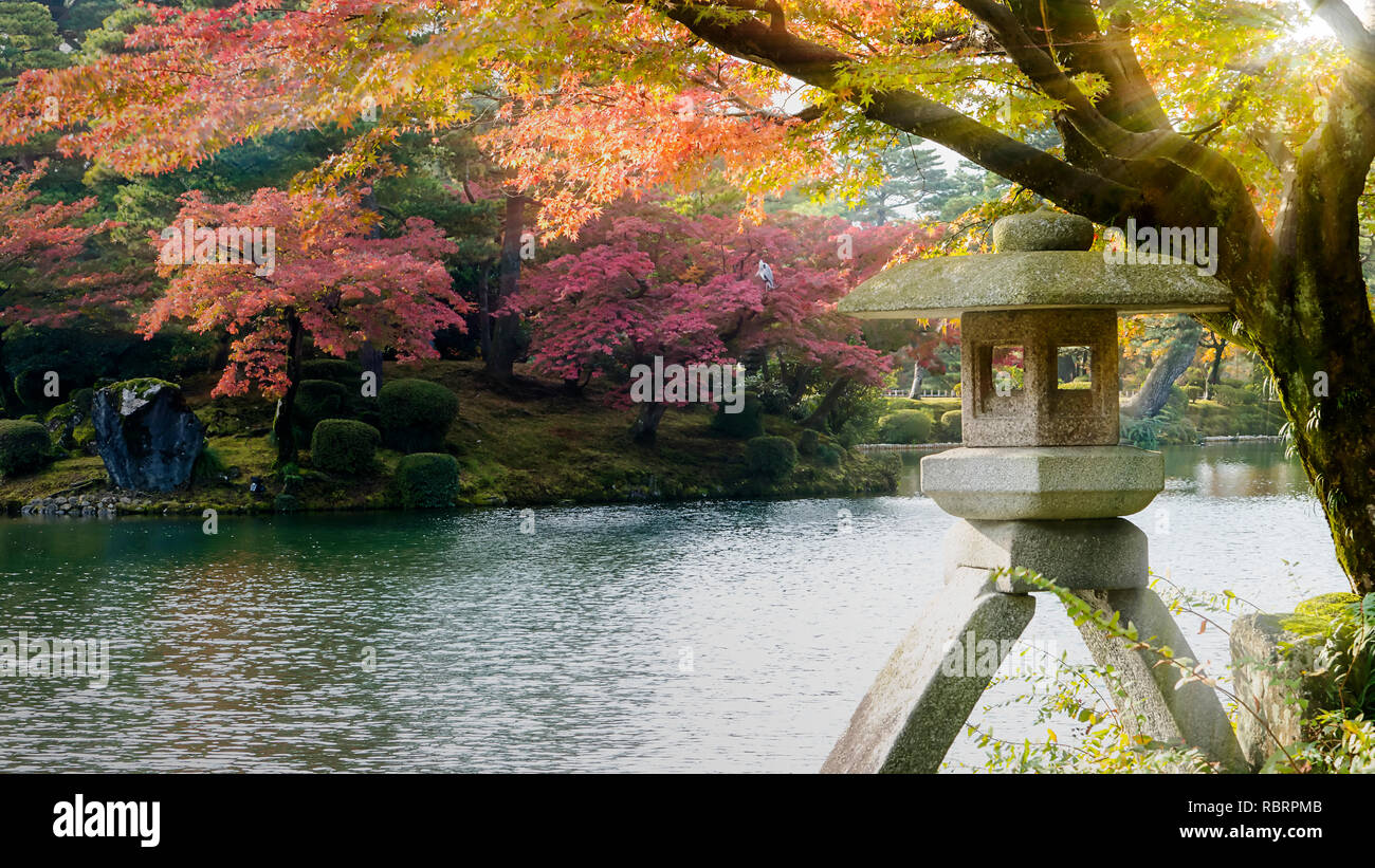 The Famous Kenroku-en garden in Kanazawa, Japan Stock Photo - Alamy
