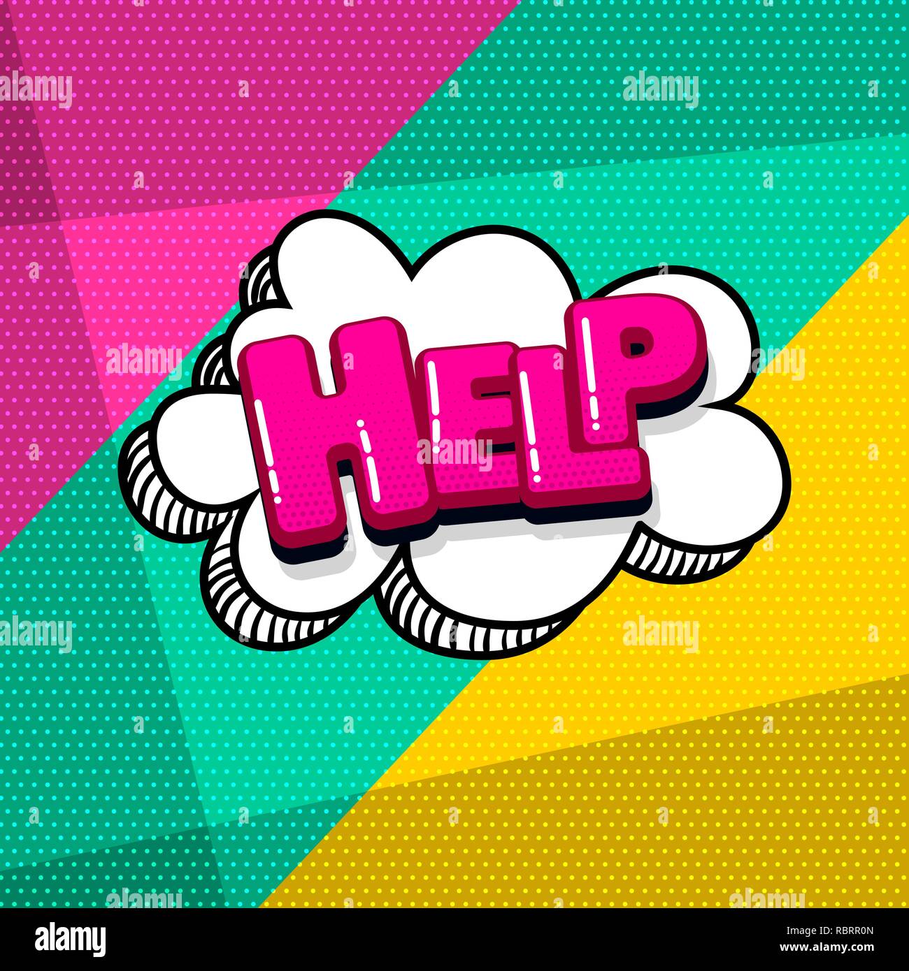 Pop art comic text Stock Vector Image & Art - Alamy