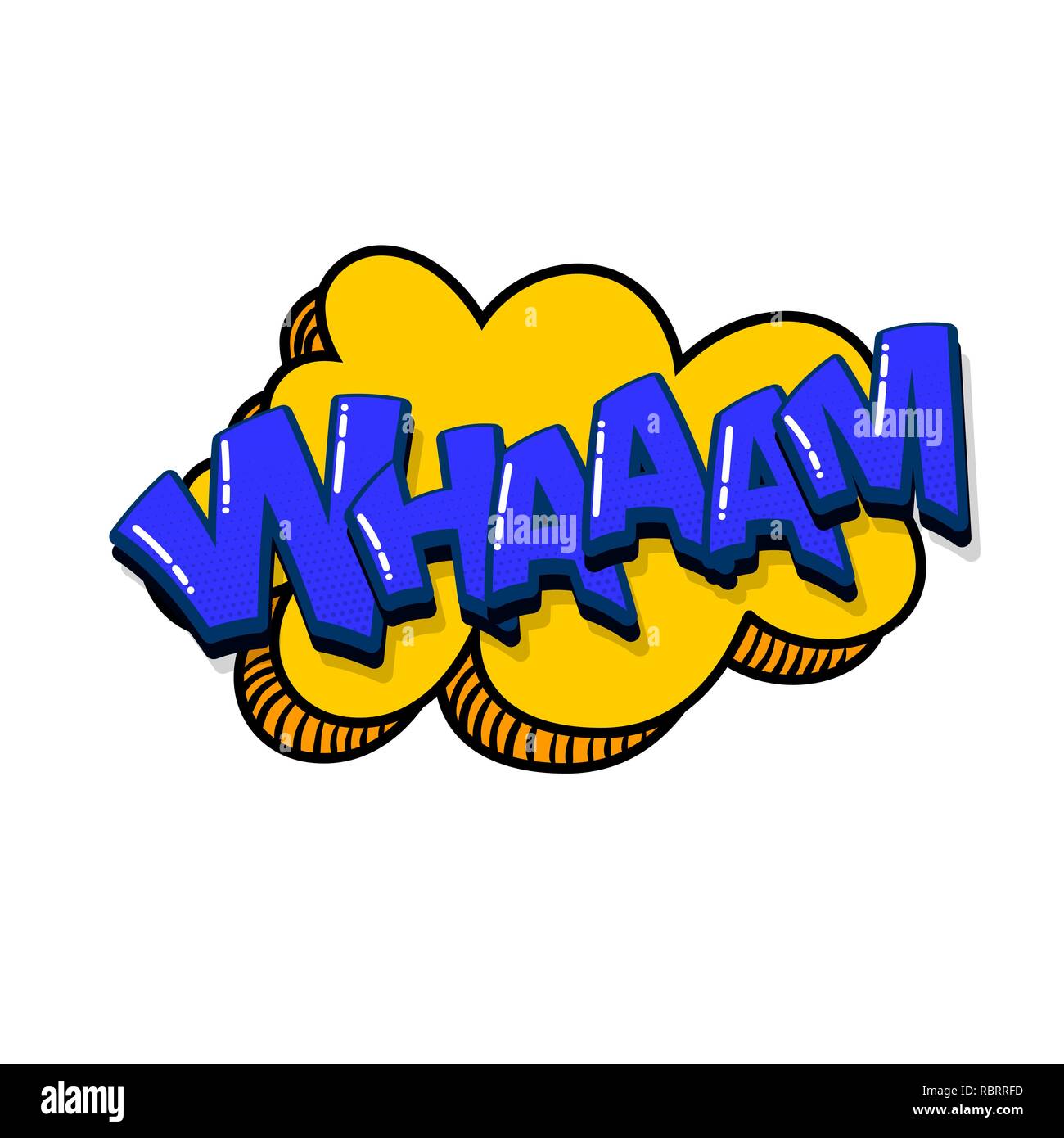 Comic speech bubble wham Stock Vector Images - Alamy
